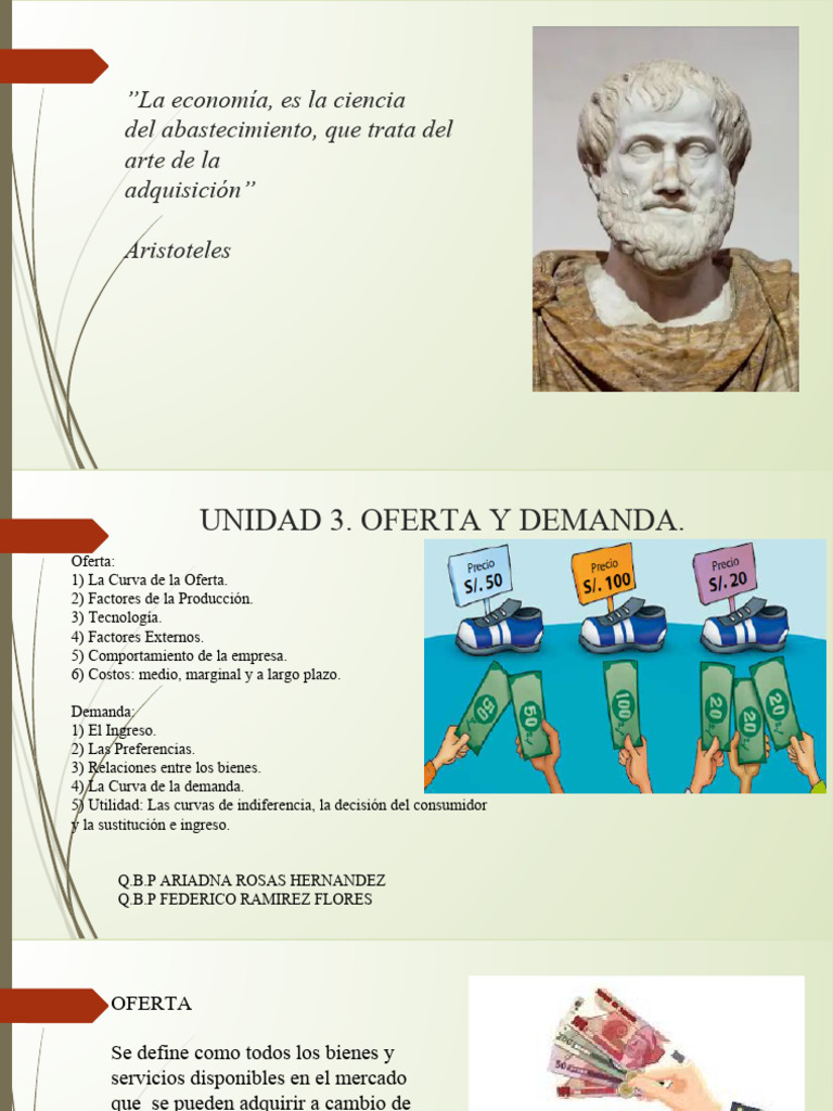 Oferta y Demanda | PDF | Bienes | Oferta (economía)