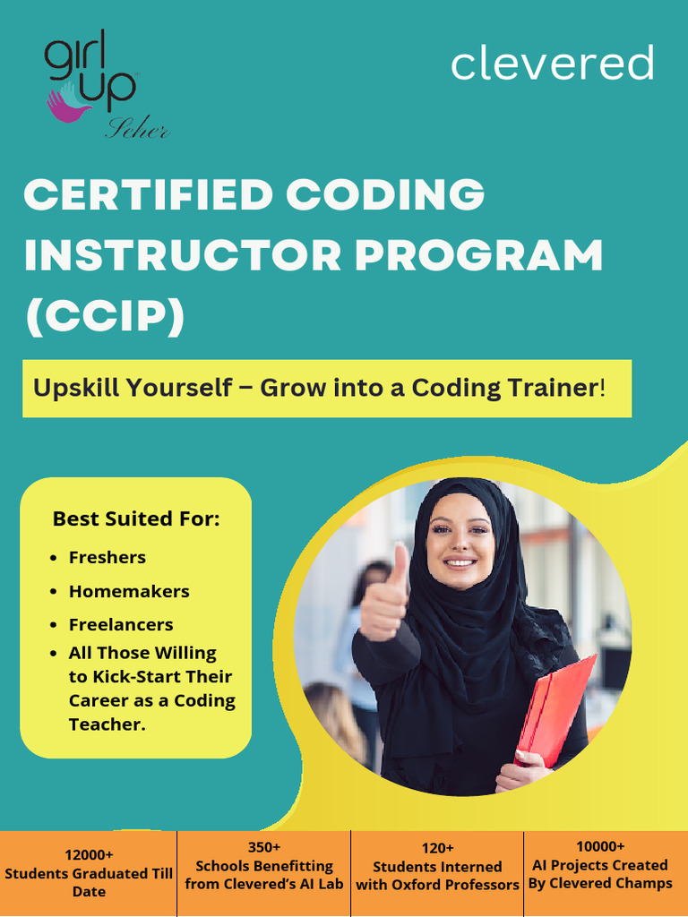 CCIP - Brochure Middle East | PDF | Teachers | Mentorship