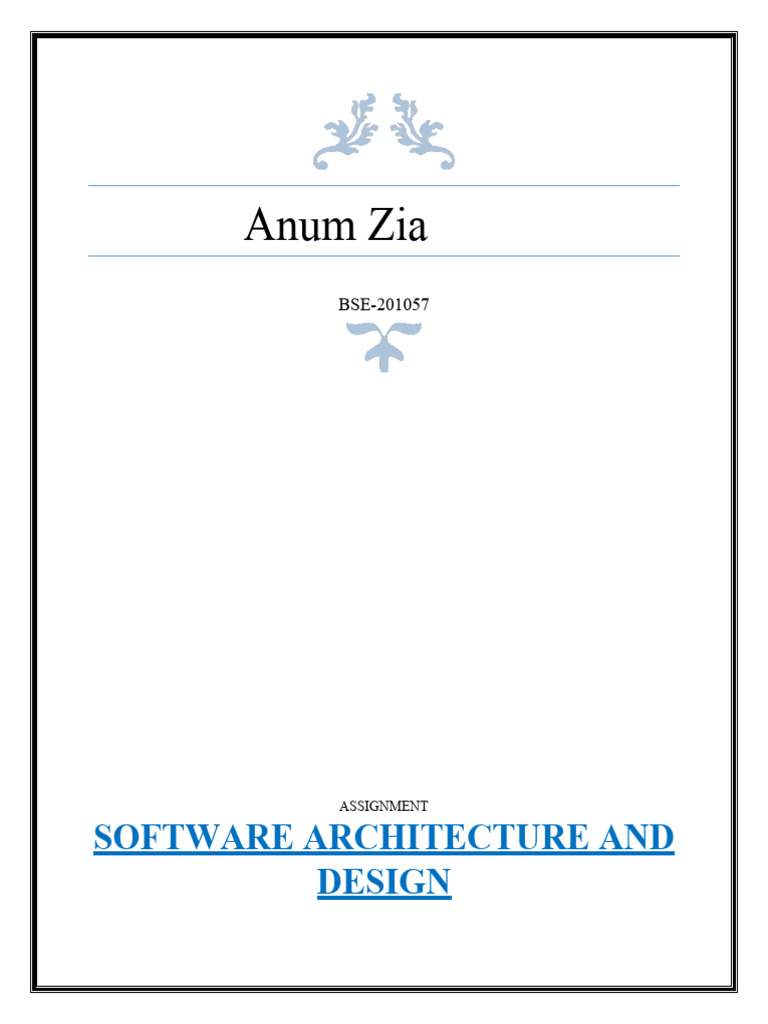 Software Architecture | PDF | Model–View–Controller | Modular Programming