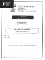 Mathematical Literacy P2 Nov 2022 Eng | PDF