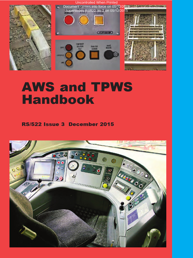 Aws and Tpws Handbook: RS/522 Issue 3 December 2015 | PDF ...