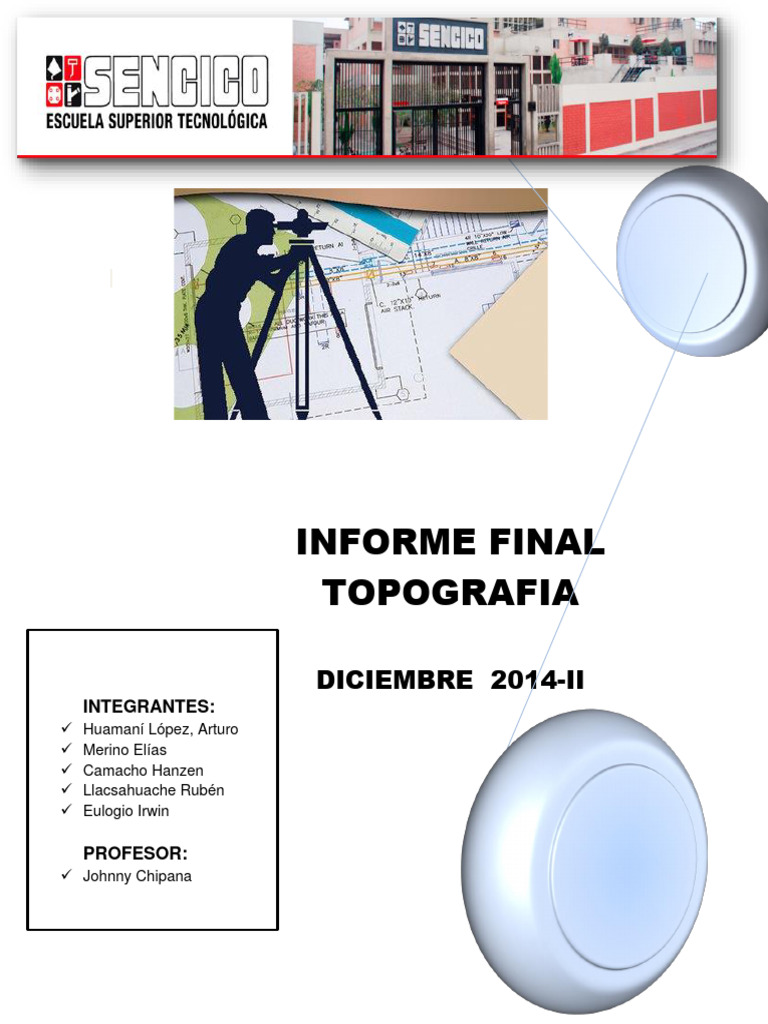 Informe II Topo | PDF | Topografía | Azimut