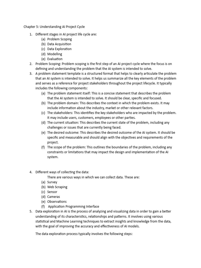Chapter 5, Class 9 - AI | PDF | Machine Learning | Statistical ...
