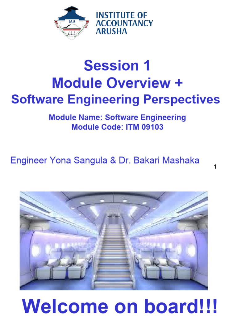 Session One - Introduction To Software Engineering | PDF | Software Engineering | Engineering