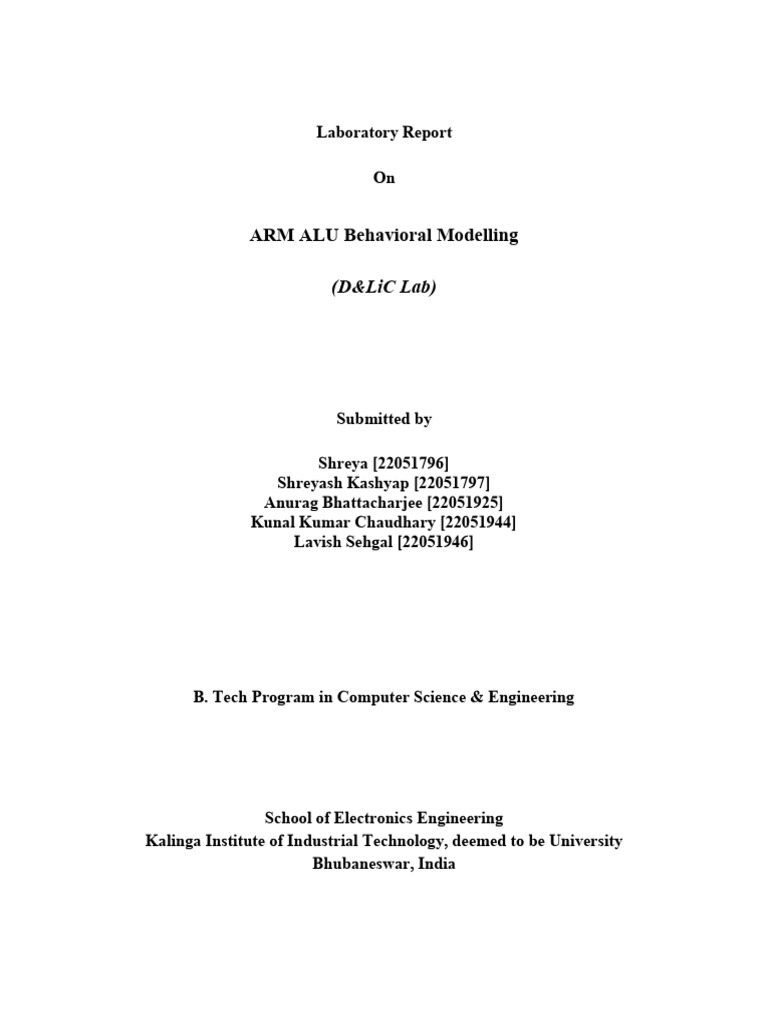 DSD Exp 10 - Anurag Bhattacharjee 22051925 CSE38 | PDF | Computing | Computer Engineering