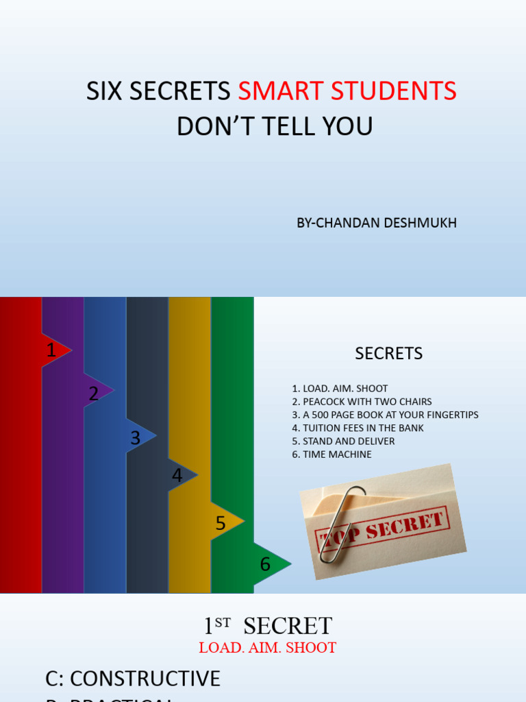 Secrets of Successful Students | PDF | Cognition | Cognitive Science