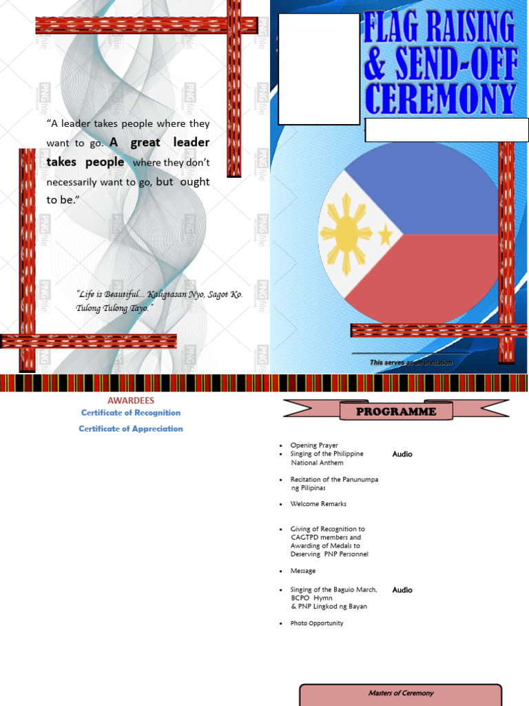 Flag Raising Program | PDF