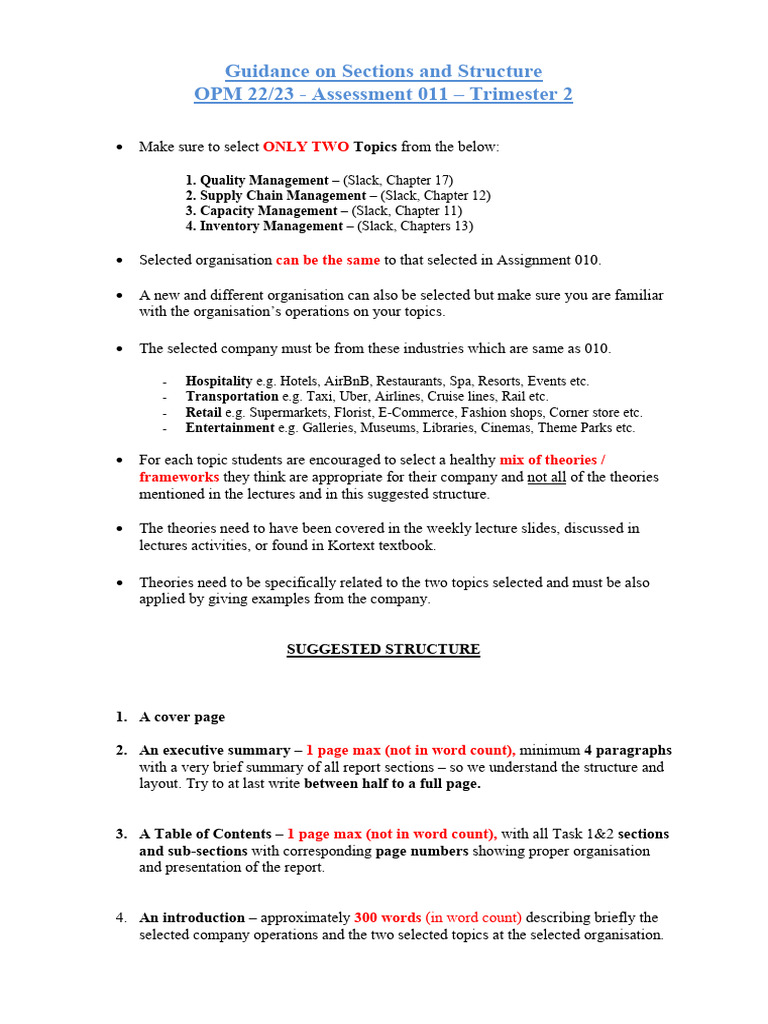 6 OPM 22-23 Tri2 011 V1 Structure | PDF | Supply Chain | Inventory