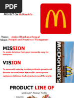 McDonald's Organizational Structure Overview | PDF | Mc Donald's ...
