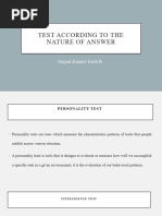 Identification Type Test Items: Example | PDF | Multiple Choice | Question