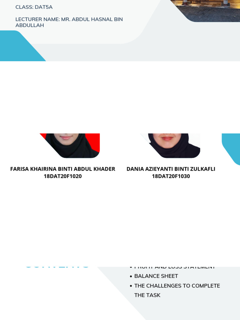 Farisa - Khairina - Presentation - 1020+1030 | PDF | Business | Computers