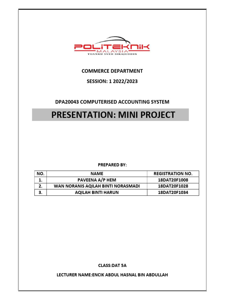 Paveena - Hem - Presentation Mini Project Cas - 1008 - 1028 - 1034 | PDF | Communication | Human ...