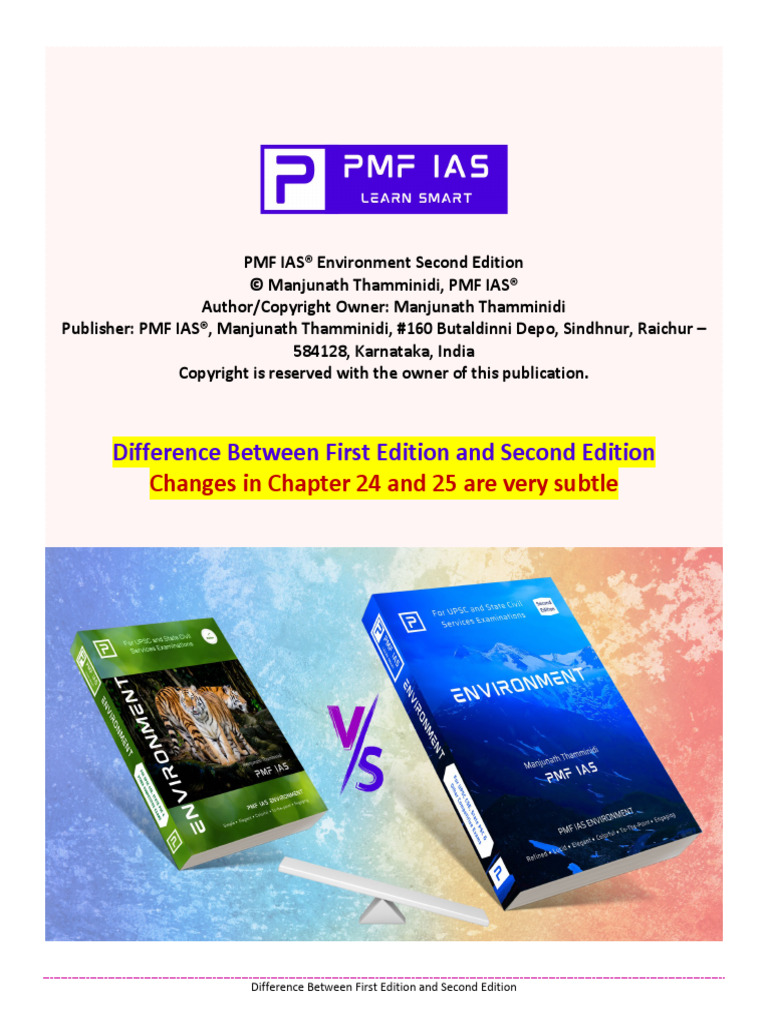 PMFIAS Environment First Vs Second Edition | PDF | Electronic Waste ...