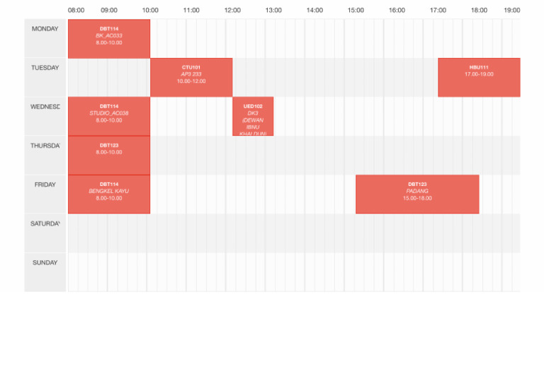 UiTM Timetable Generator 10 01 2023 | PDF UiTM Timetable Generator 10 01 2023 | PDF
