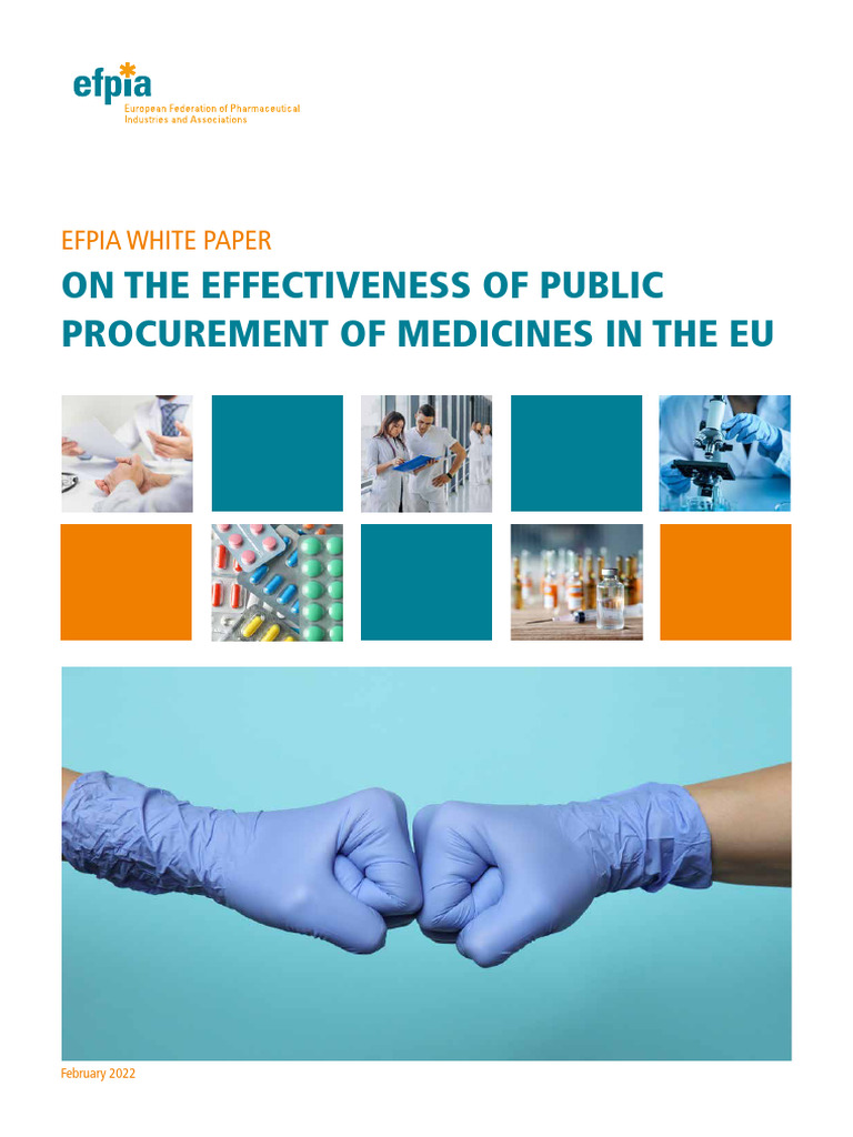 Efpia White-Paper Public-Procurement | Download Free PDF | Procurement ...