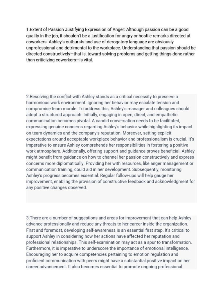 Ashley | Download Free PDF | Anger | Communication