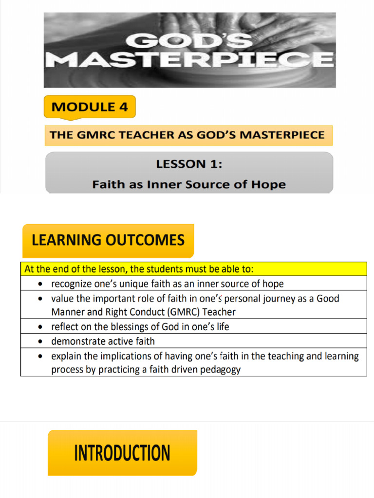 Integrating Faith as a Source of Hope | PDF