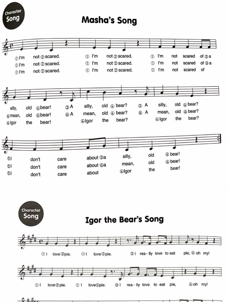 Masha and The Bear | PDF