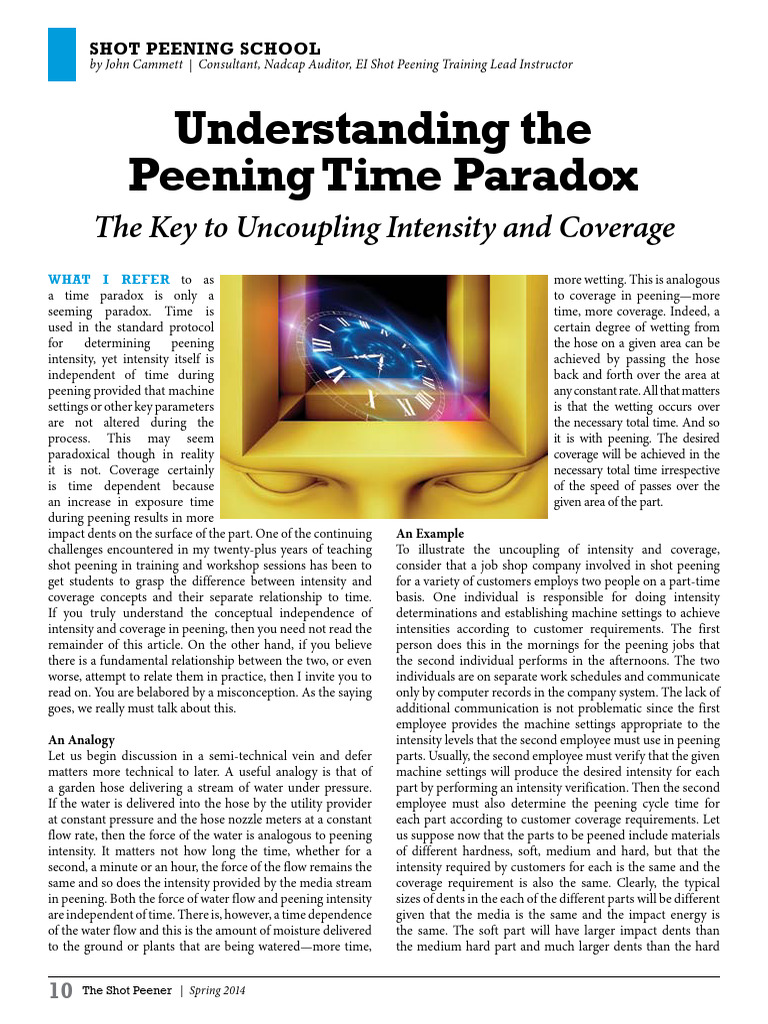 Understanding The Peening Paradox | PDF | Deformation (Engineering) | Applied And ...