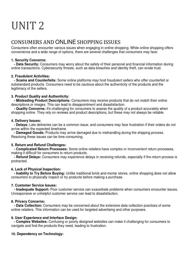 Online Shopping Challenges & Solutions | PDF | Online Shopping | Marketing