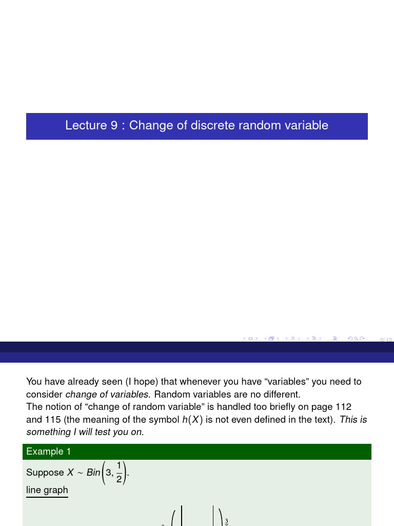 Article 9 | PDF | Random Variable | Probability Distribution