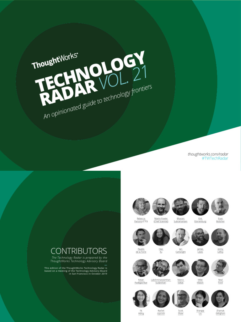 Technology Radar Vol 21 en | PDF | Cloud Computing | Machine Learning