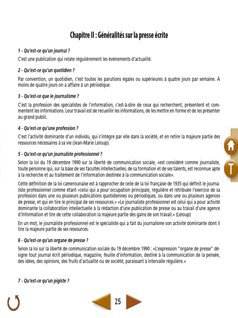Généralités sur la presse écrite | PDF | Journaliste | Journaux