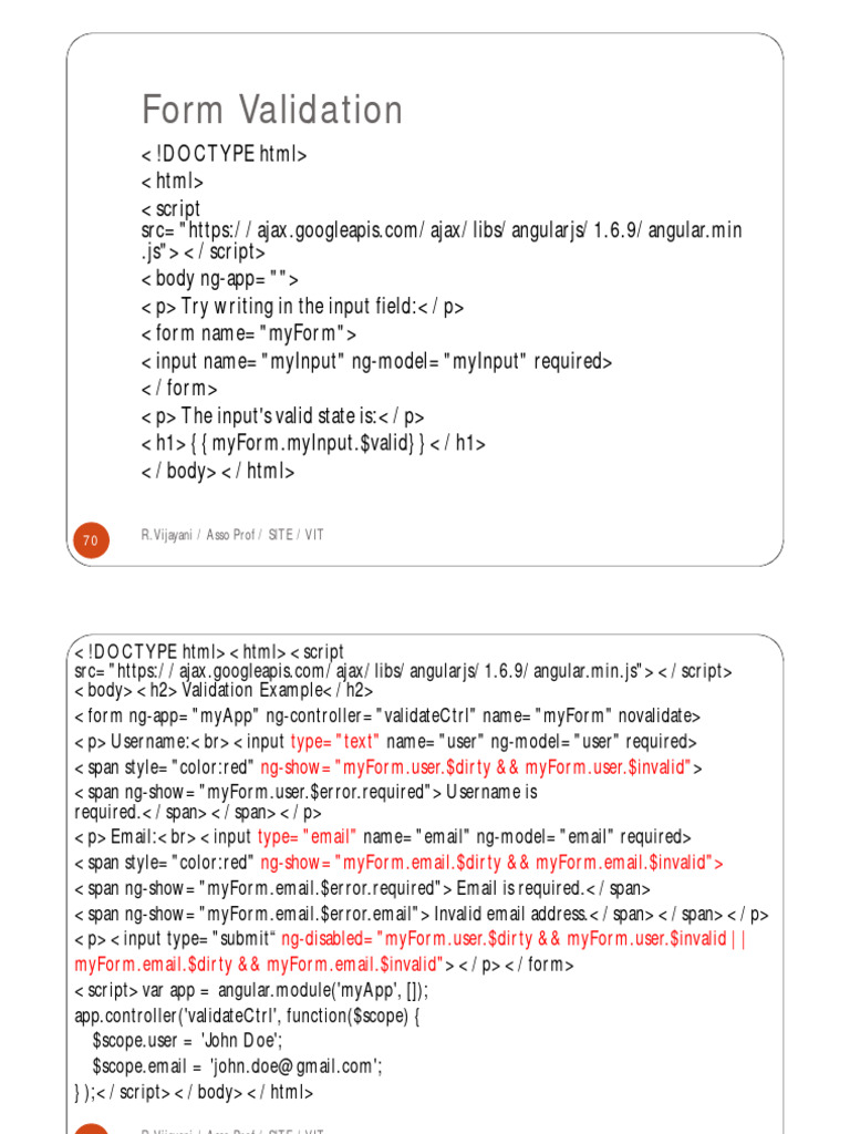 58-AngularJS-Form Validation-ngRoute-Routing-Single Page Application-Template-Templarurl-Service ...