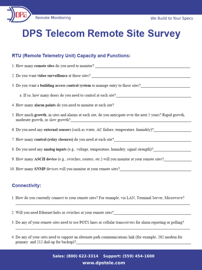 Dps Site Survey | PDF | Network Switch | Internet