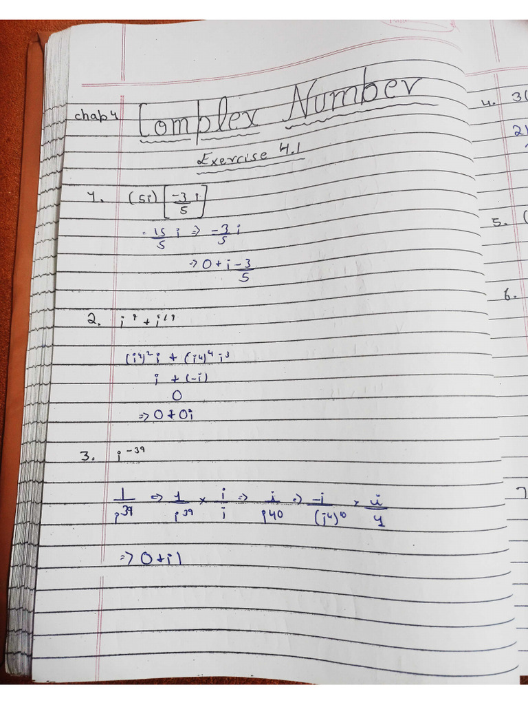 Complex Numbers | PDF