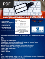 Amadeus Training Course 2923311633 | PDF | Airlines | Aviation