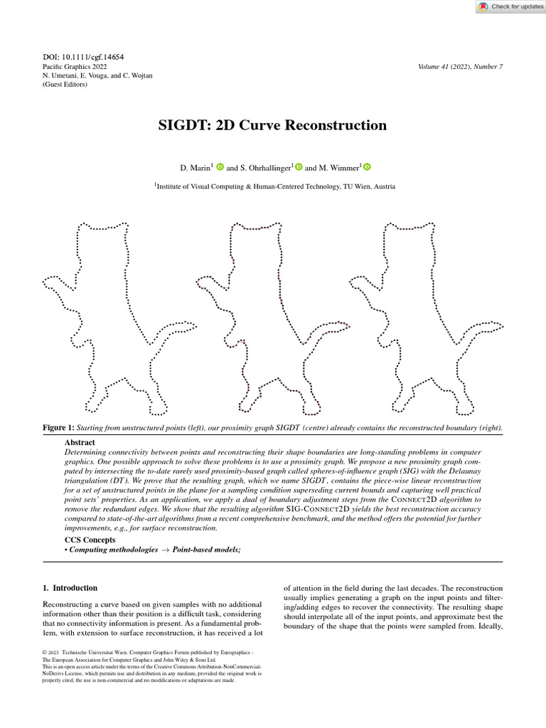 SIGDT 2D Curve Reconstruction | PDF | Vertex (Graph Theory) | Time ... SIGDT 2D Curve Reconstruction | PDF | Vertex (Graph Theory) | Time ...