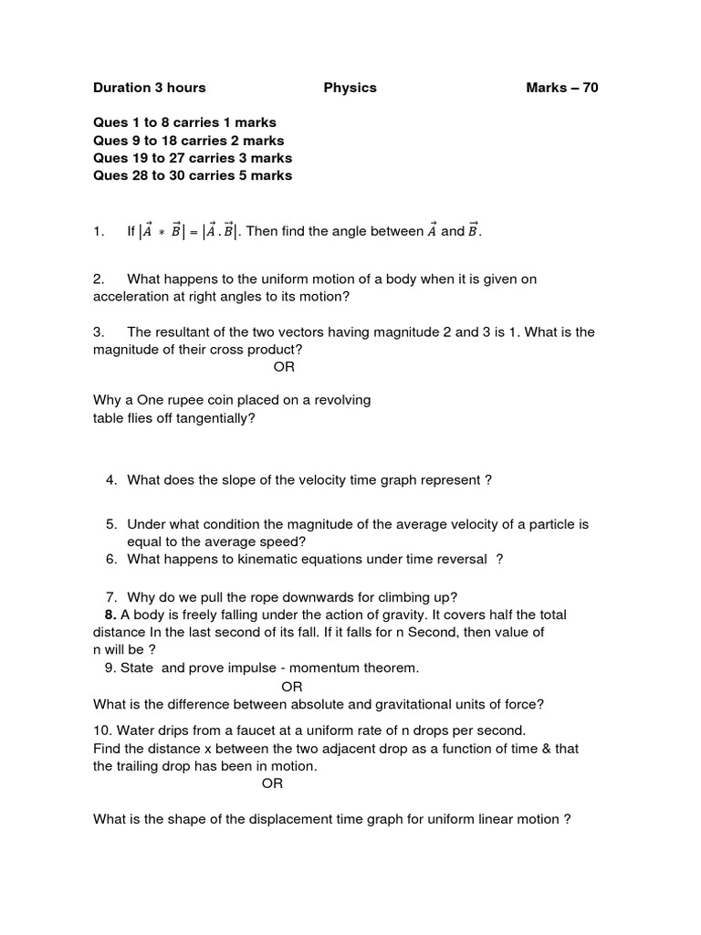 Physics (1) (1) Final | PDF | Velocity | Force