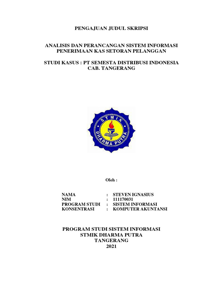 Pengajuan Judul Skripsi 1 | PDF