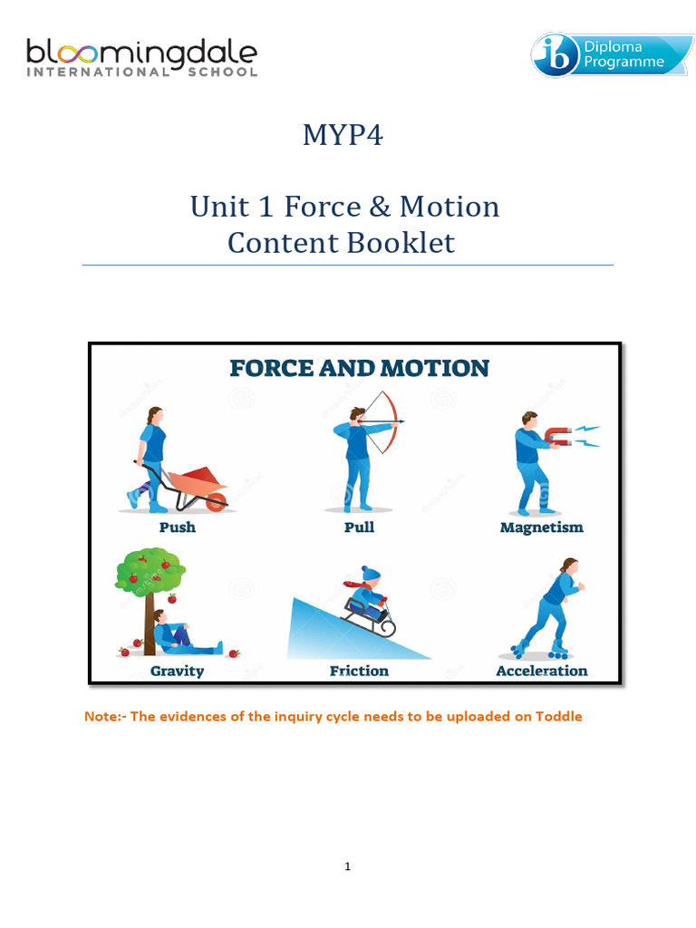 Force and Motion Content | PDF | Acceleration | Force