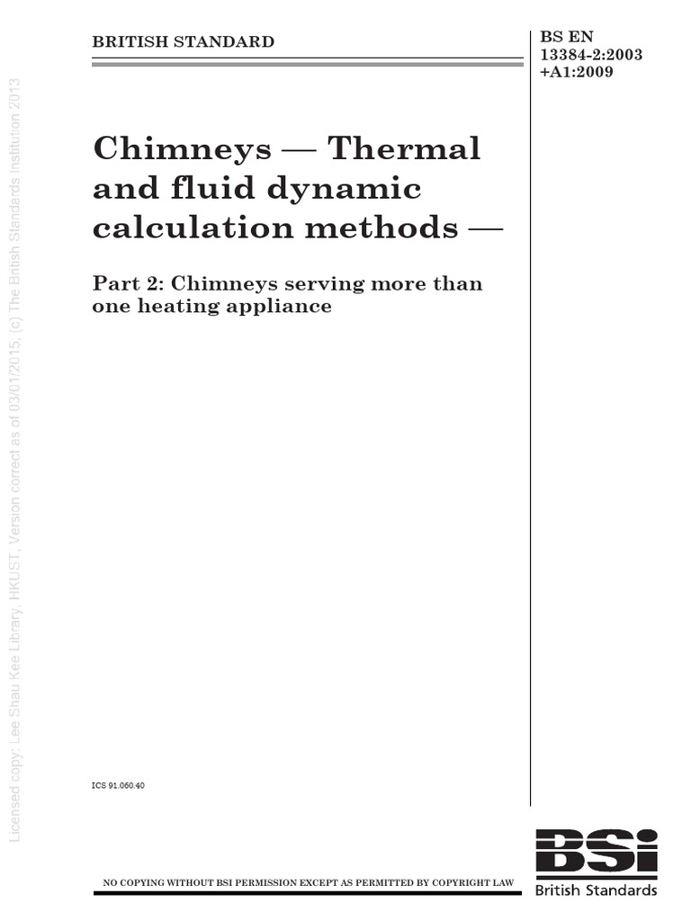 Chimneys - Thermal and Fluid Dynamic Calculation Methods - : Part 2 ...