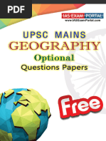 2nd Edition Geography Optional Paper I Pyq Topic Wise Compilation | PDF ...