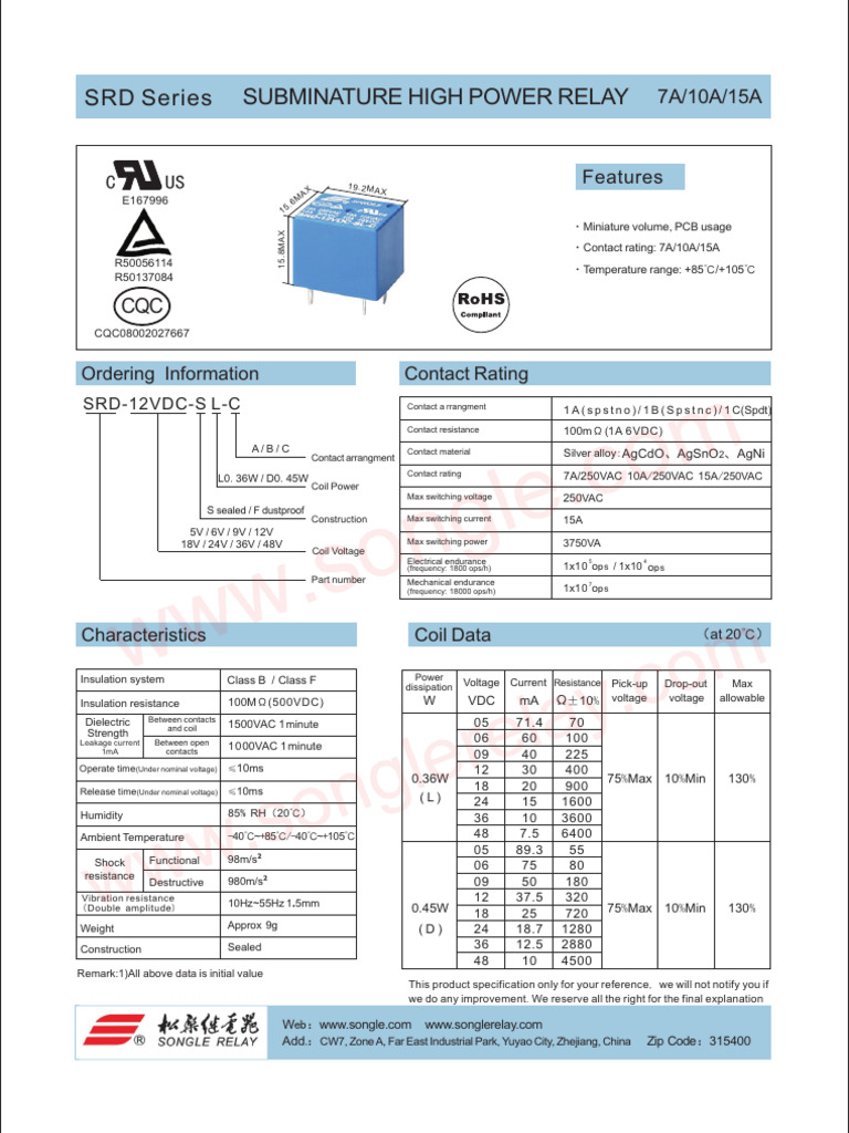 5 Pin Relay | Download Free PDF | Relay | Insulator (Electricity)