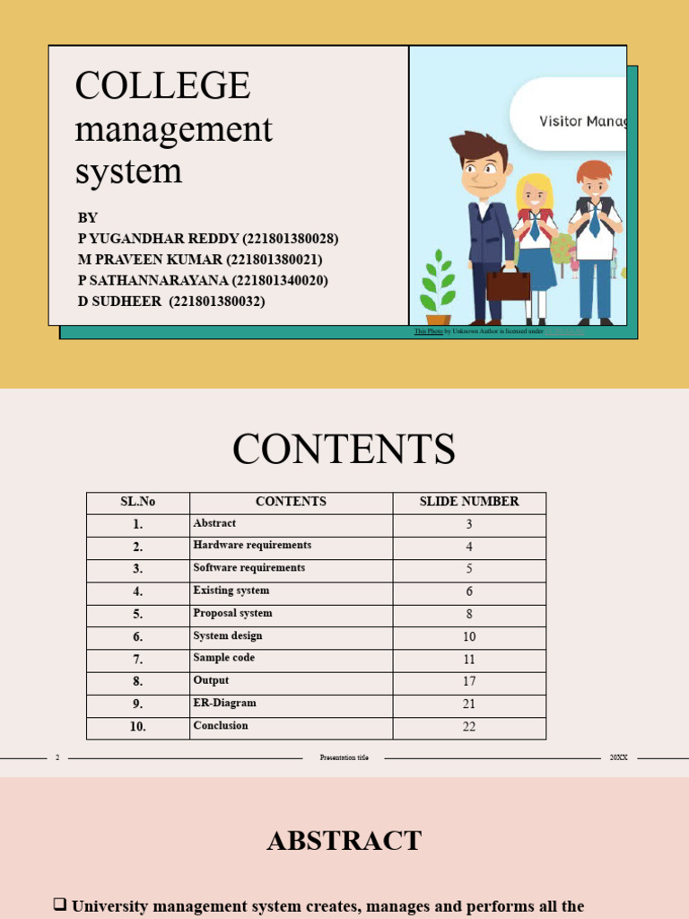 College Management System | PDF | Databases | Computer Engineering