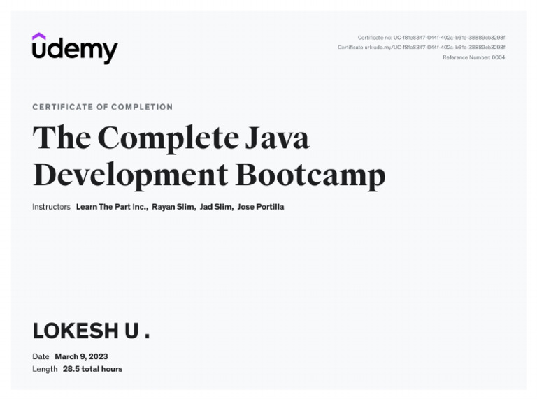 JAVA-lokesh U | PDF
