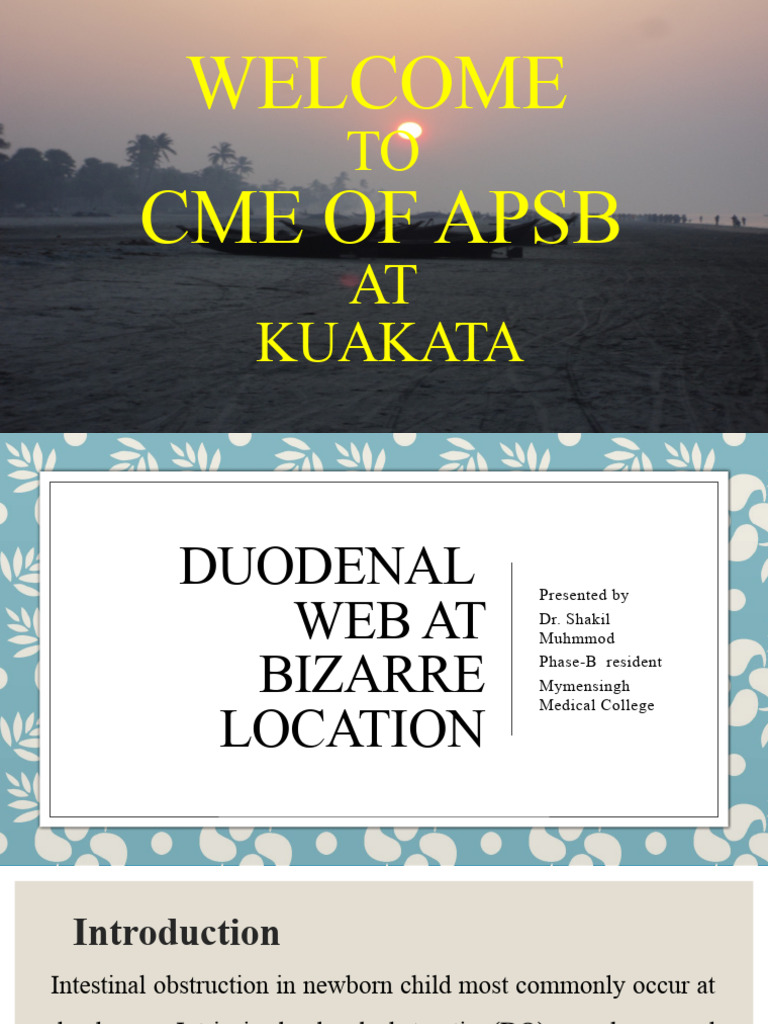 Duodenal Web at Bizarre Location | PDF | Causes Of Death | Digestive System