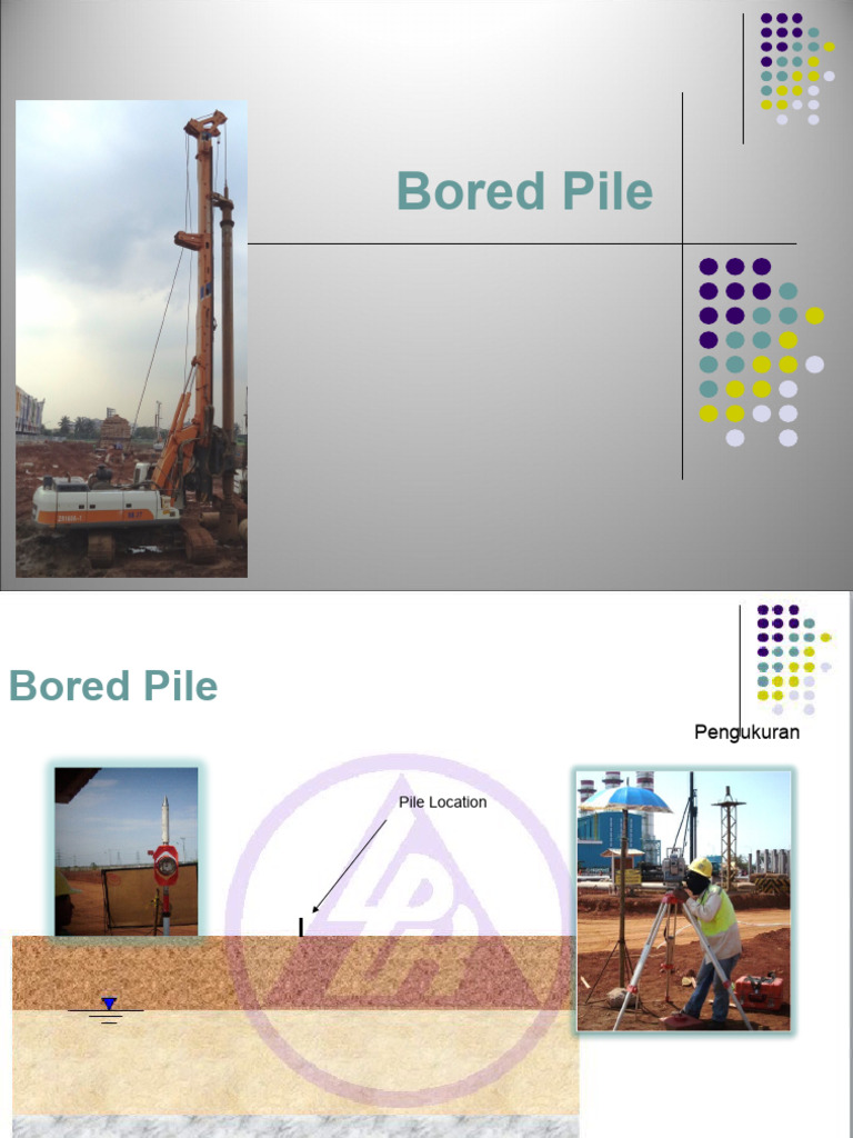 Bored Pile | PDF