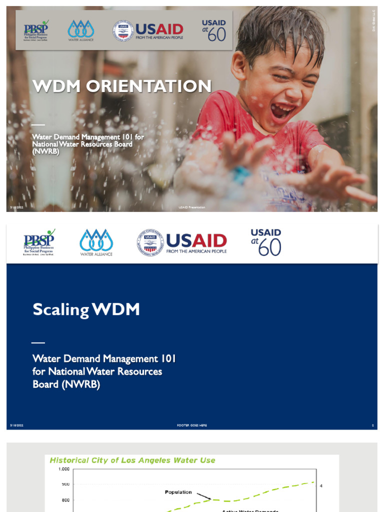Water Demand Management for NWRB | PDF | Water | Water Resources