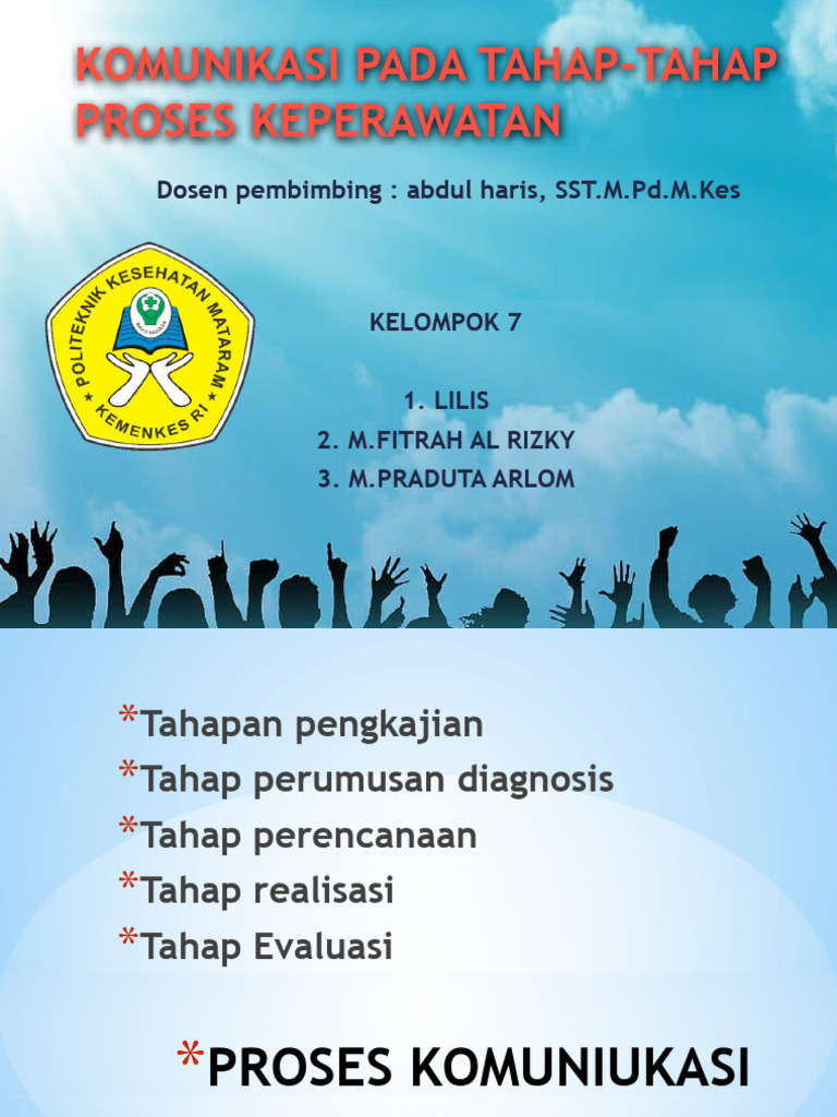 Komunikasi Pada Tahap-Tahap Proses Keperawatan | PDF