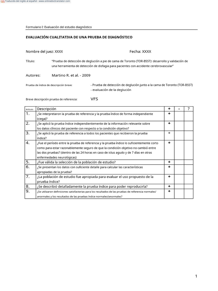 Results - QualityAssessmentDiagnosticPerformance - MartinoEtAl2009.en ...