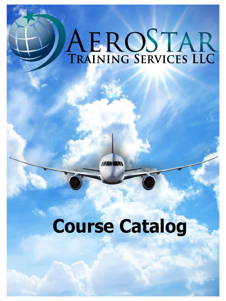 Aerostar Training Course Catalog 2019 | PDF | Flight Instructor | Transport