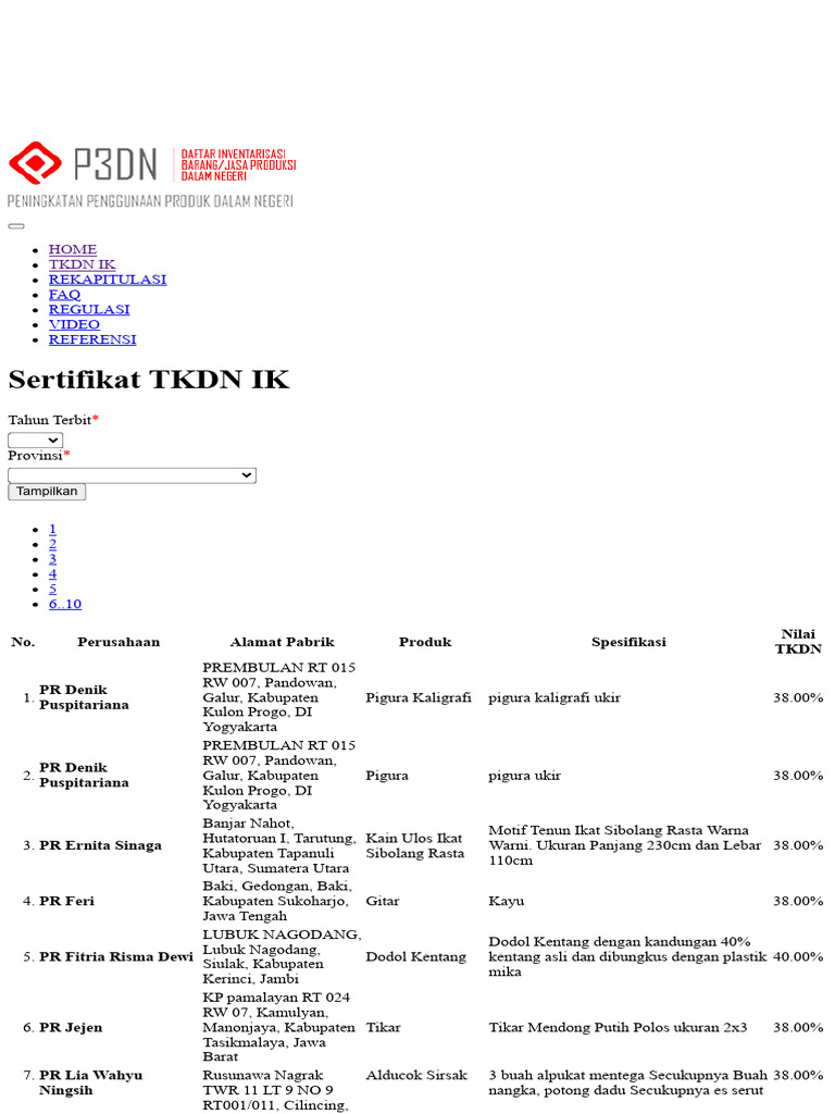 Cari Sertifikat TKDN Industri Kecil | PDF