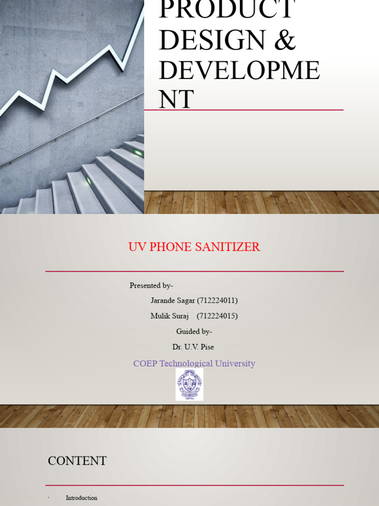 Product Design Development | PDF | Disinfectant | Ultraviolet