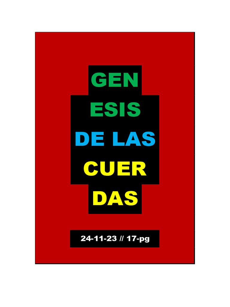 Génesis de Las Cuerdas (17-pg) | PDF | Ciencia y matemáticas