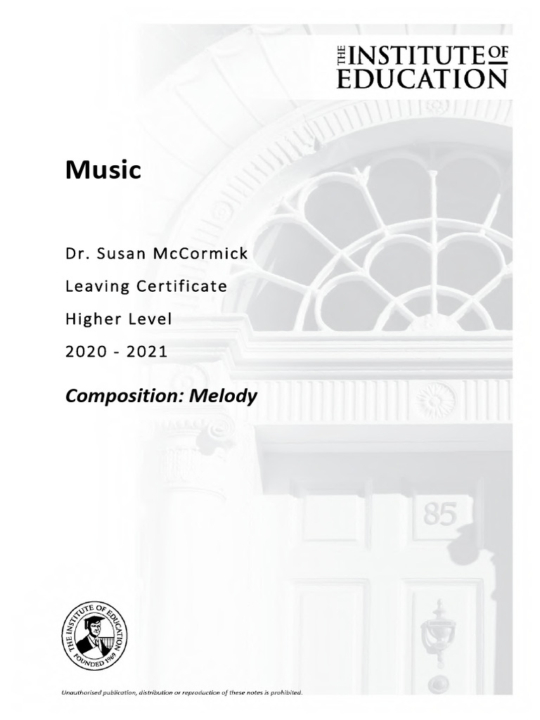 Httpsinstituteofeducation - Iewp-Contentuploads202011music LC Notes ...